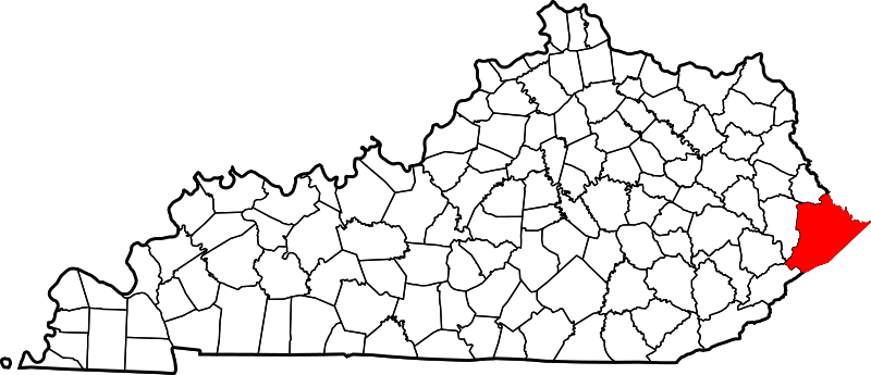 ملف:Map of Kentucky highlighting Pike County.svg - المعرفة