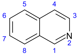 ملف:Isoquinoline numbered.svg - المعرفة