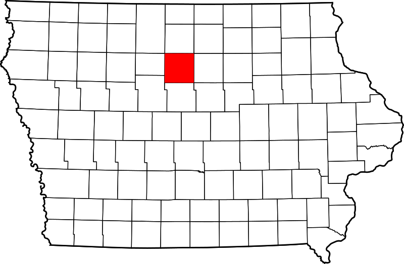ملف:Map of Iowa highlighting Wright County.svg - المعرفة