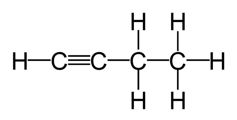 ملف:Ethylacetylene.svg - المعرفة