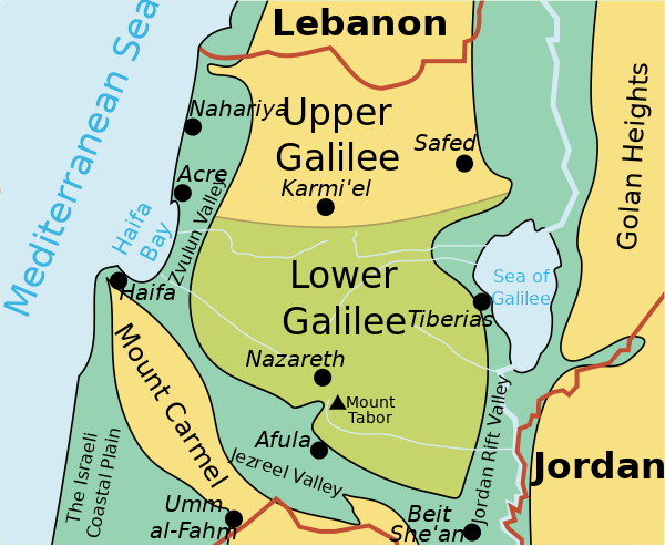 ملف:Lower Galilee map.svg - المعرفة