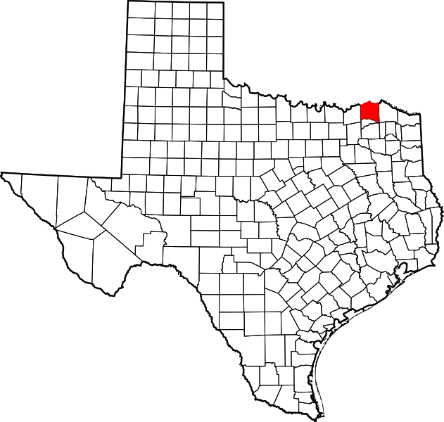 ملف:Map of Texas highlighting Lamar County.svg - المعرفة