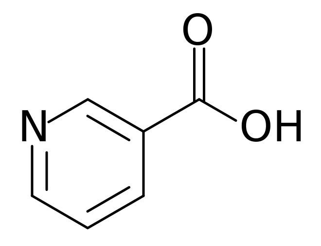 ملف:Niacin structure.svg - المعرفة