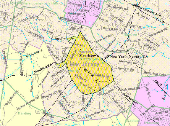 ملف:Census Bureau map of Morristown, New Jersey.gif - المعرفة