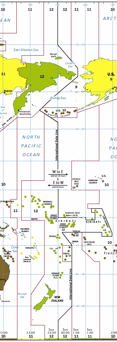 خط الطول 180 - المعرفة