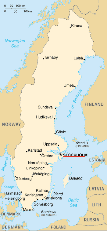 ملف:Sw-map, CIA World Factbook, Stockholm pinpoint.png - المعرفة