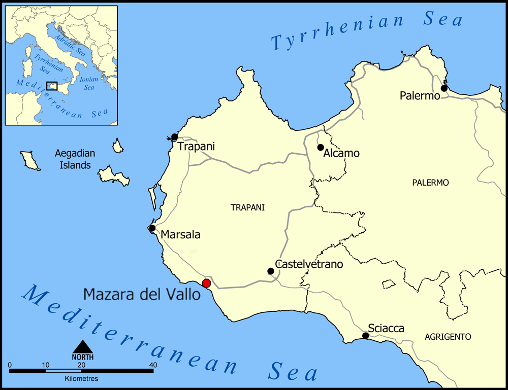 ملف:Mazara del Vallo, Italy map.png - المعرفة