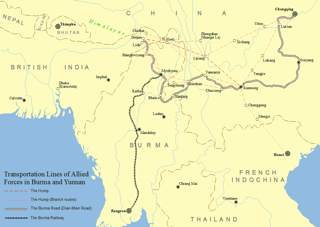 طريق بورما - المعرفة