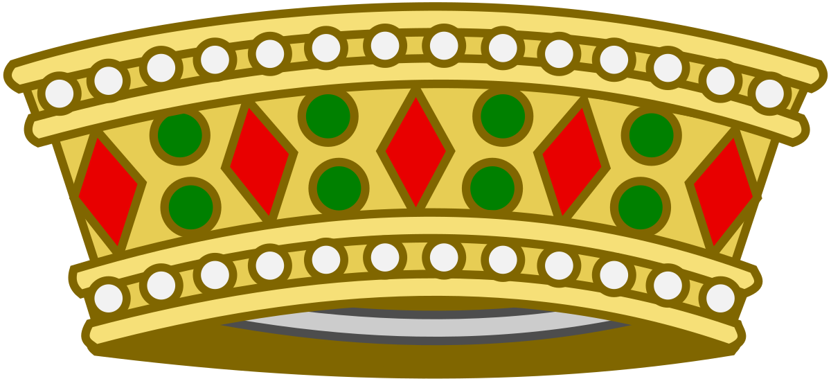 ملف:Iron crown of Lombardia (icon).svg - المعرفة
