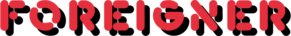 ملف:Foreigner logo.svg - المعرفة