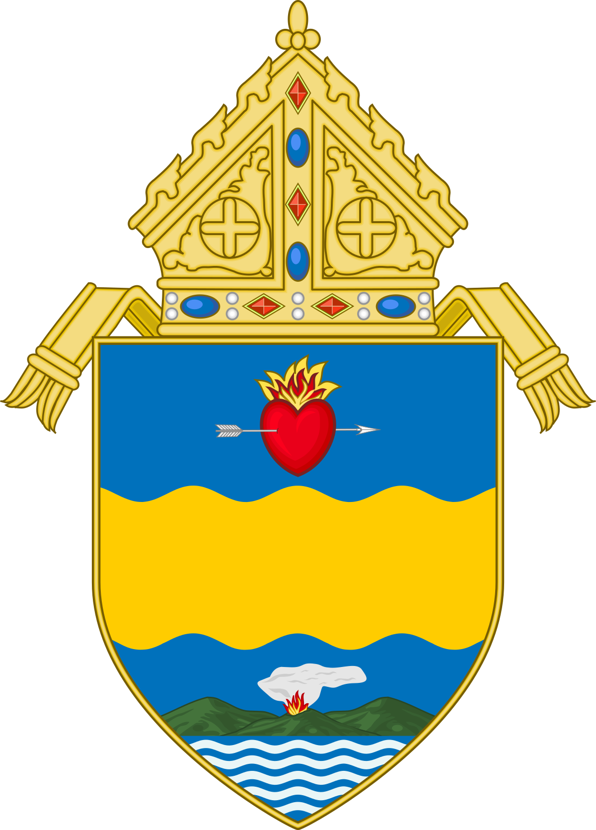 ملف:Archdiocese of CDO coat of arms 1950.svg - المعرفة