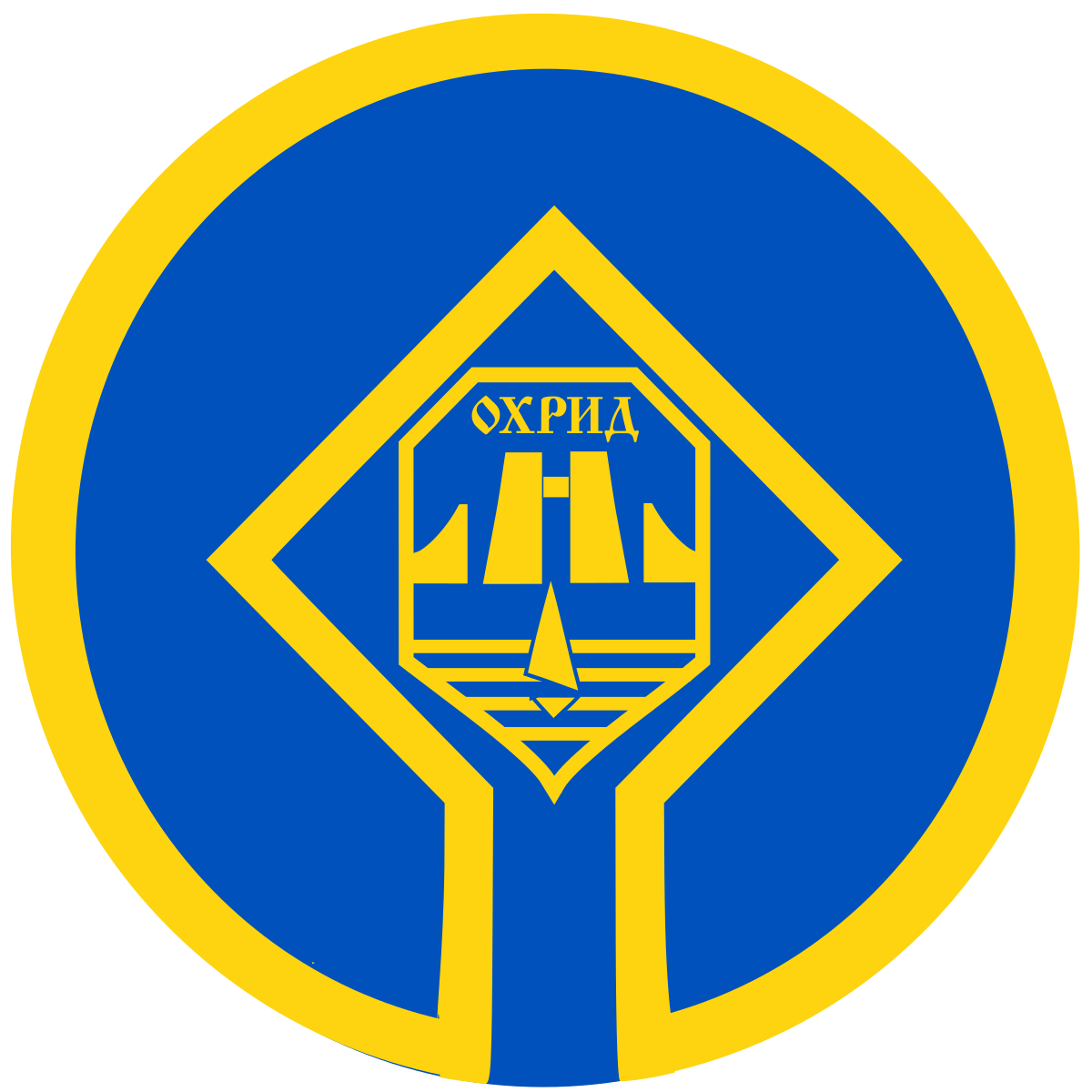 ملف:Former coat of arms of Ohrid Municipality.svg - المعرفة