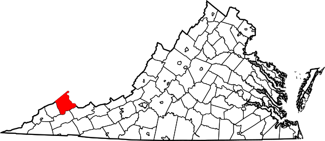ملف:Map of Virginia highlighting Buchanan County.svg - المعرفة