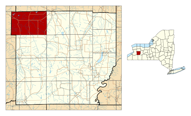ملف:Wyoming County NY Bennington town highlighted.svg - المعرفة
