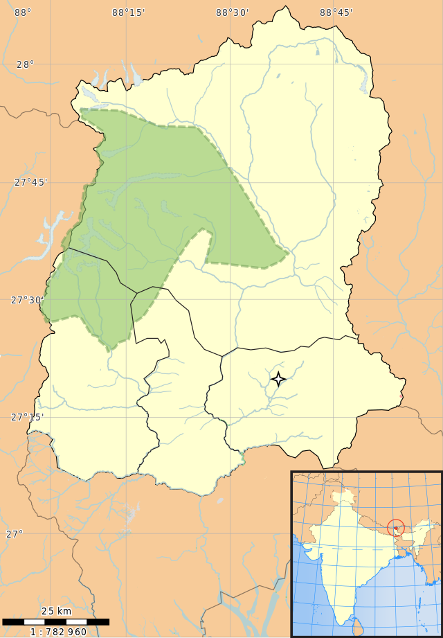 ملف:Location map India Sikkim.svg - المعرفة
