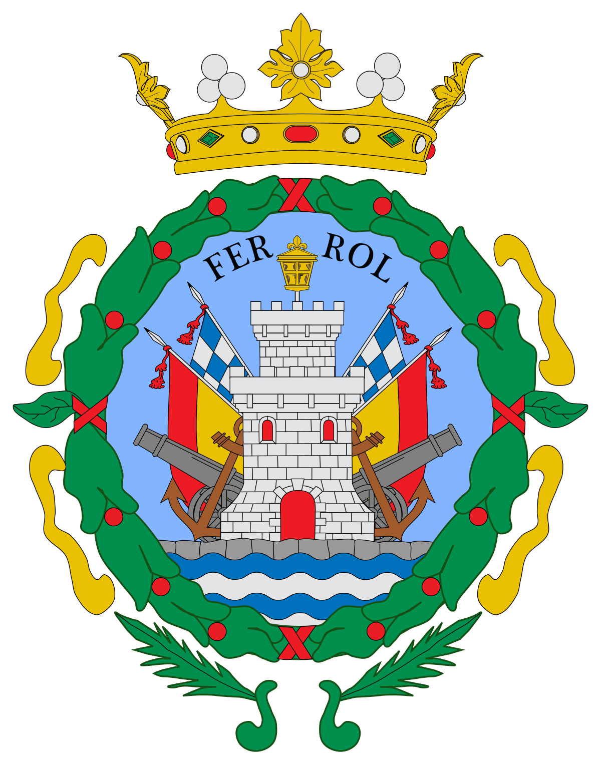 ملف:Escudo de Ferrol 2.svg - المعرفة