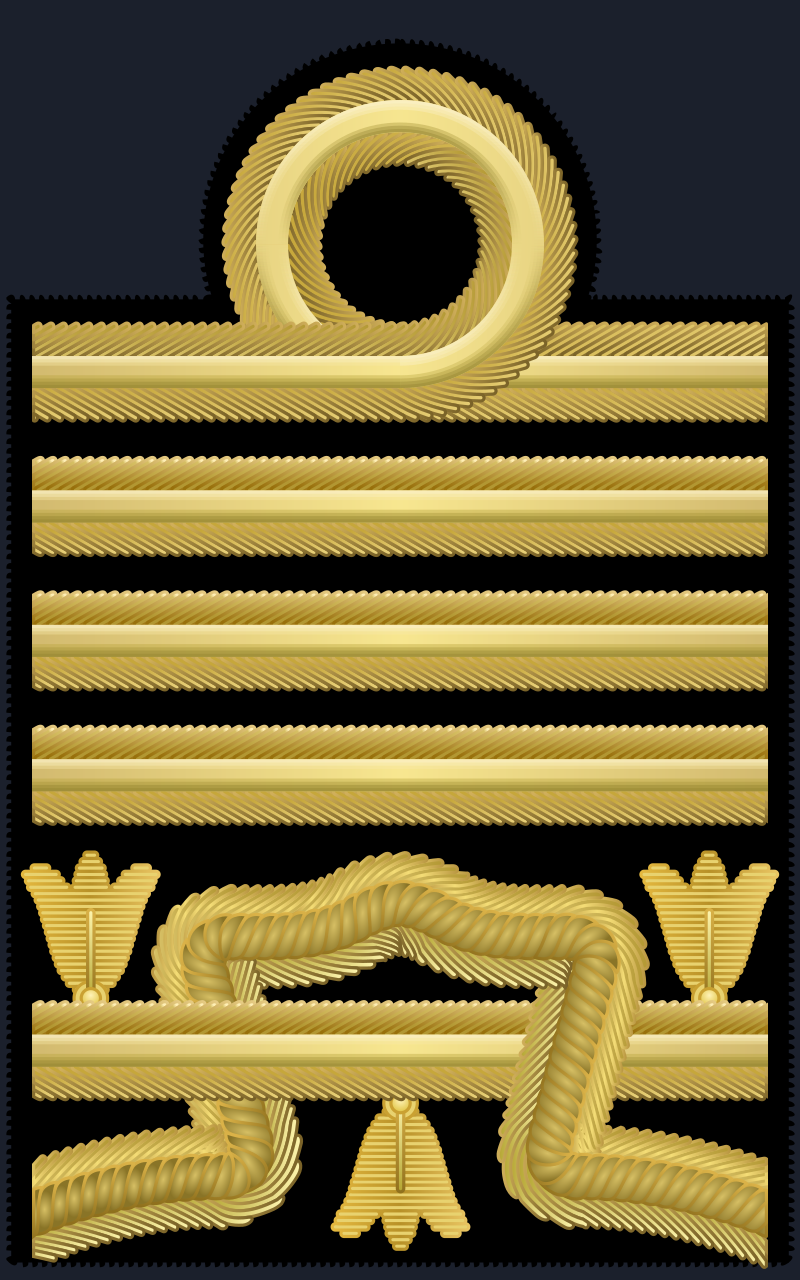 ملف:Rank insignia of ammiraglio of the Italian Navy.svg - المعرفة