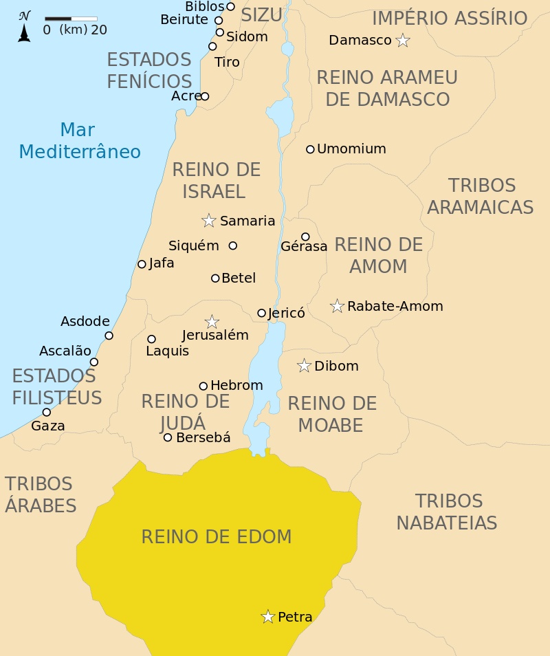 ملف:Kingdom of Edom 830 map-pt.svg - المعرفة