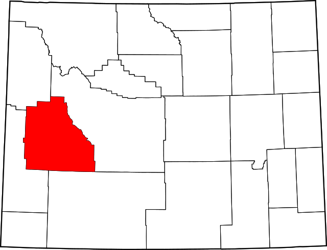 ملف:Map of Wyoming highlighting Sublette County.svg - المعرفة