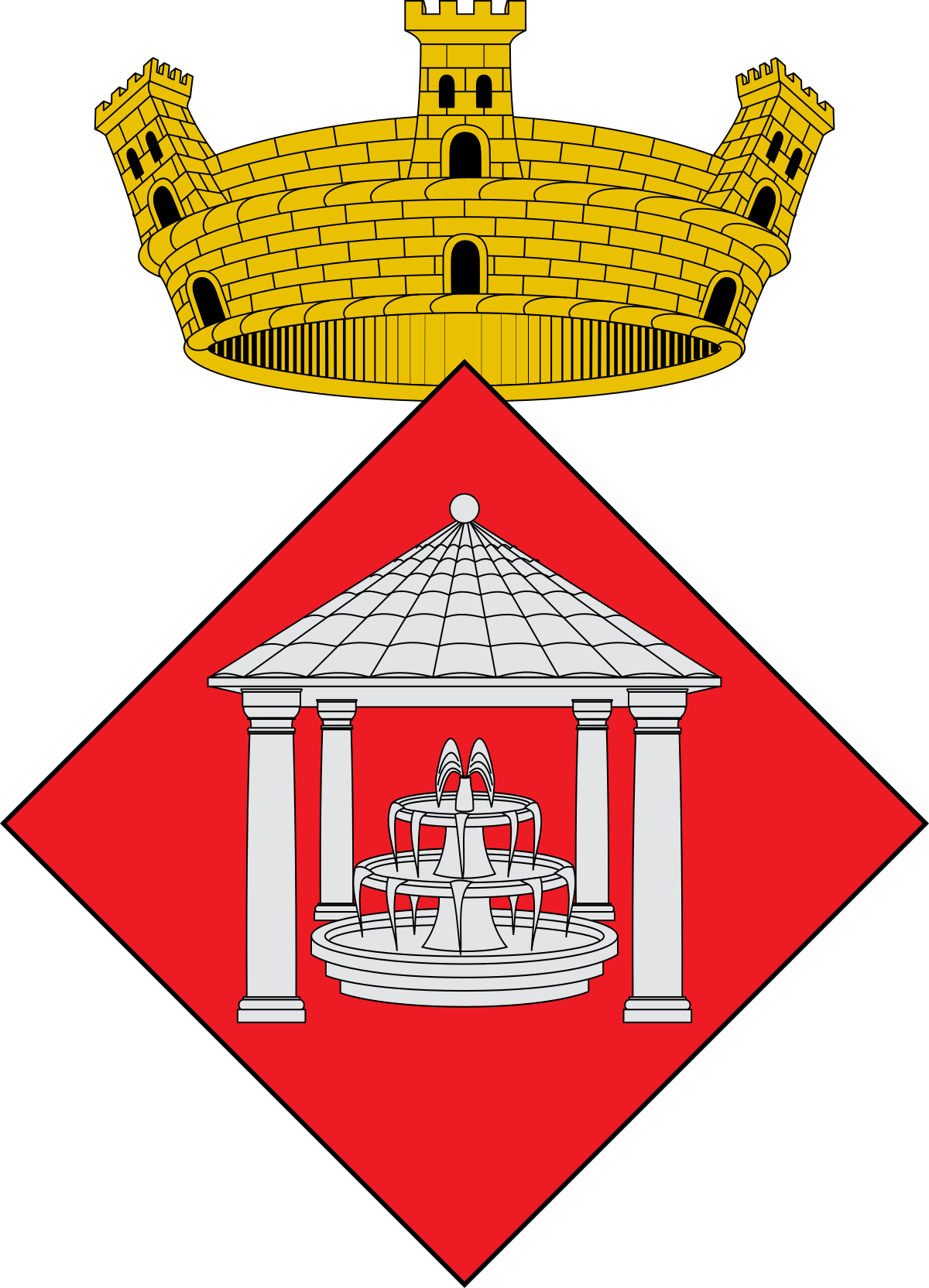 ملف:Escut de Fontcoberta.svg - المعرفة