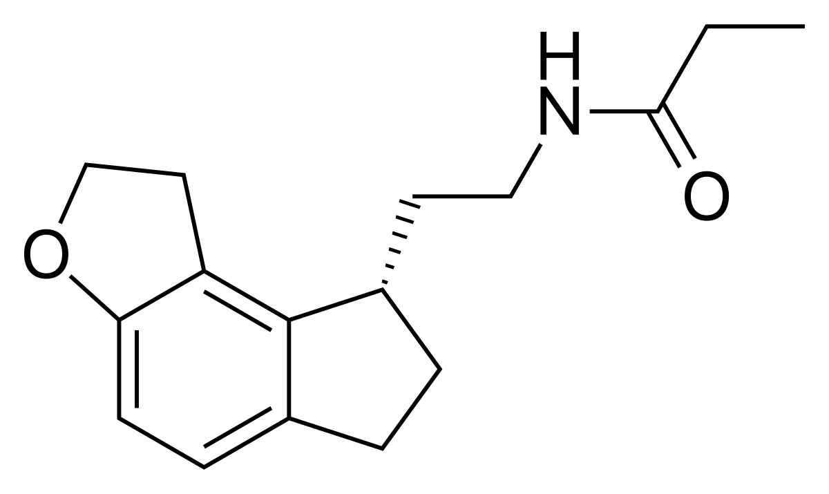 ملف:Ramelteon skeletal formula.svg - المعرفة