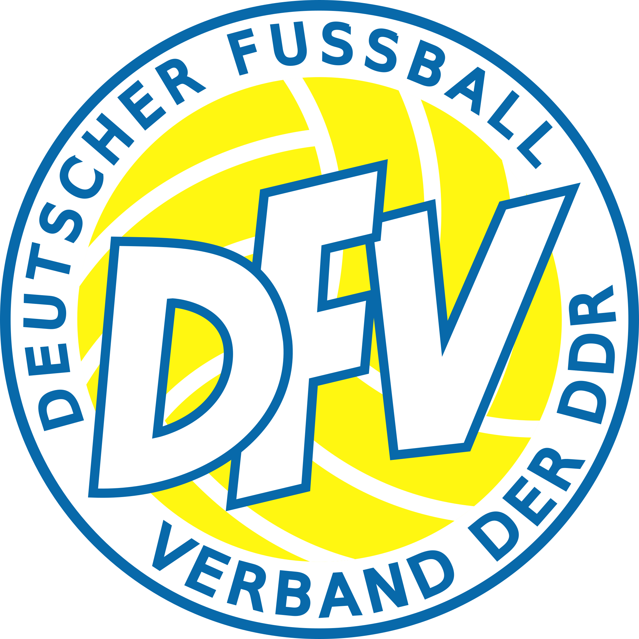 ملف:Deutscher Fußballverband der DDR DFV Logo.svg - المعرفة