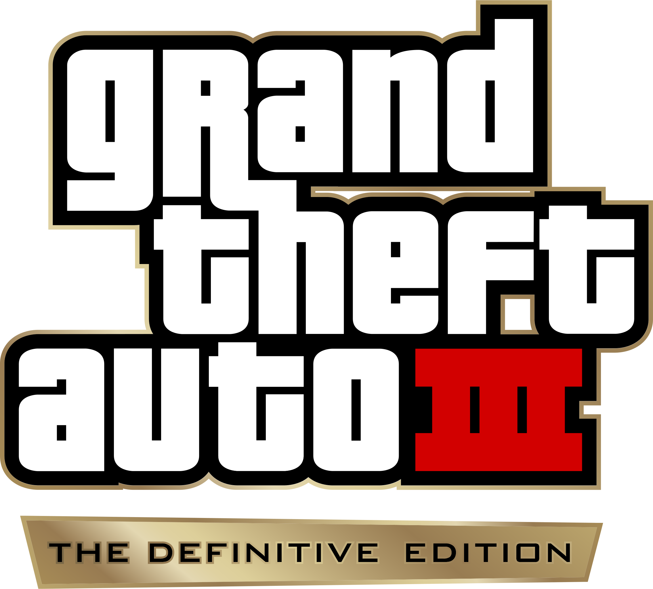 ملف:Grand Theft Auto III - The Definitive Edition logo.svg - المعرفة