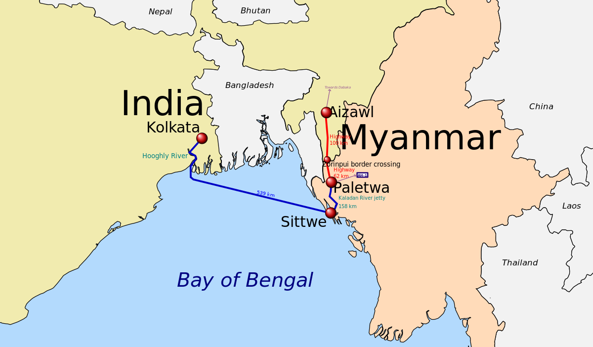 ملف:Kaladan Multi-Modal Transit Transport Project.svg - المعرفة