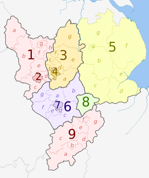 ملف:East Midlands counties 2009 map.svg - المعرفة