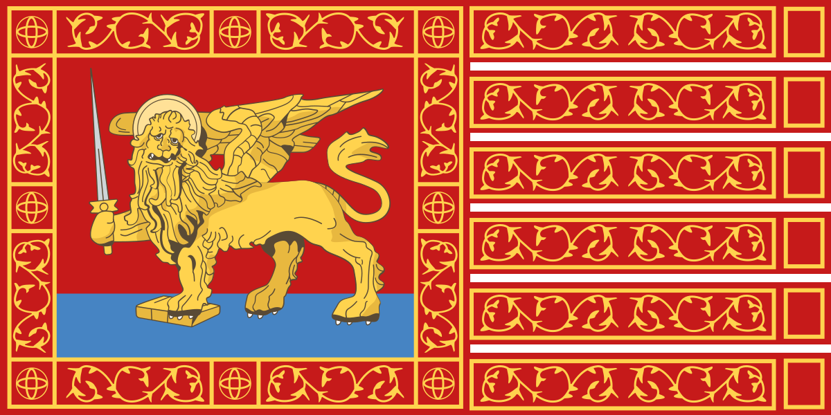 ملف:Variant war flag of the Serene Republic of Venice.svg - المعرفة