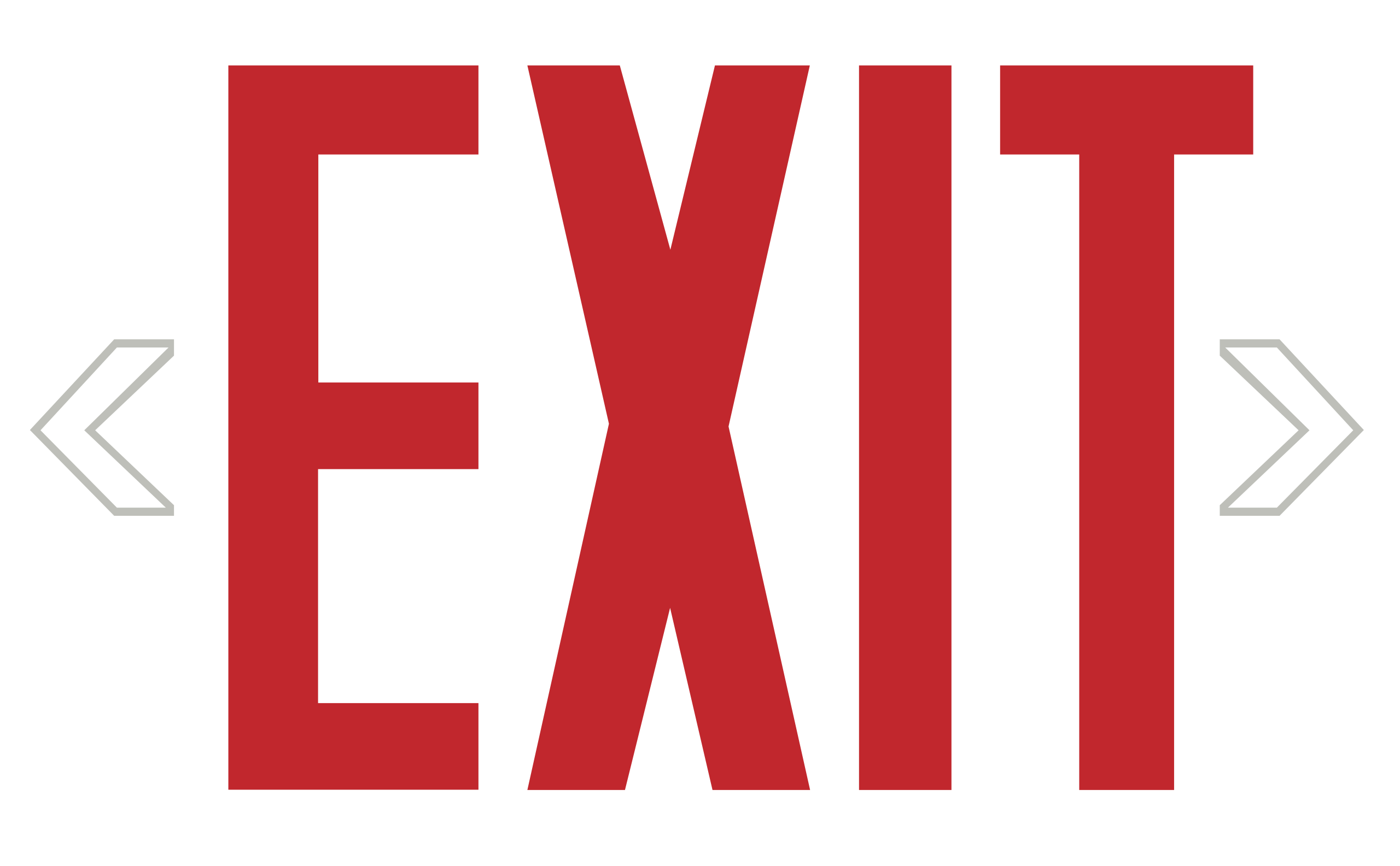ملف:Exit sign text (red).svg - المعرفة