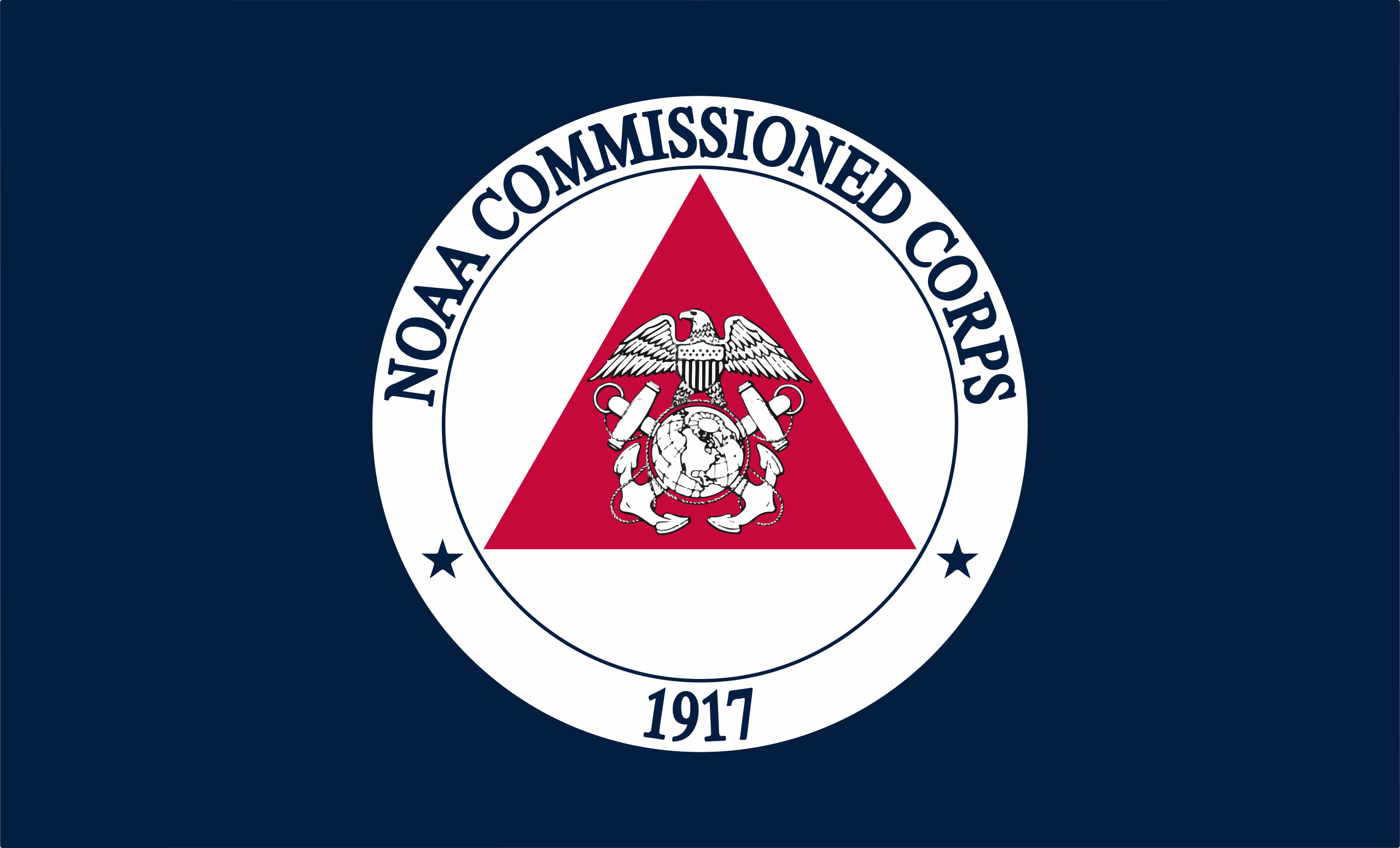 ملف:Flag of the NOAA Commissioned Officer Corps.svg - المعرفة