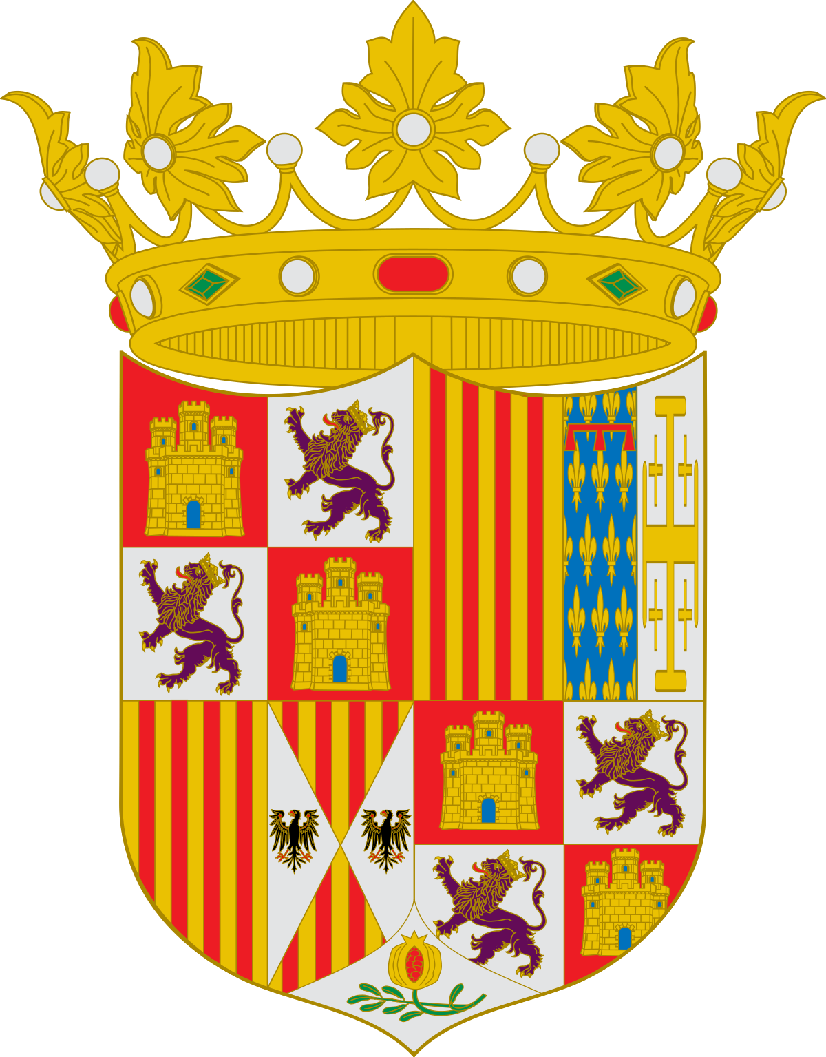 ملف:Escudo Fernando II Bassi.svg - المعرفة