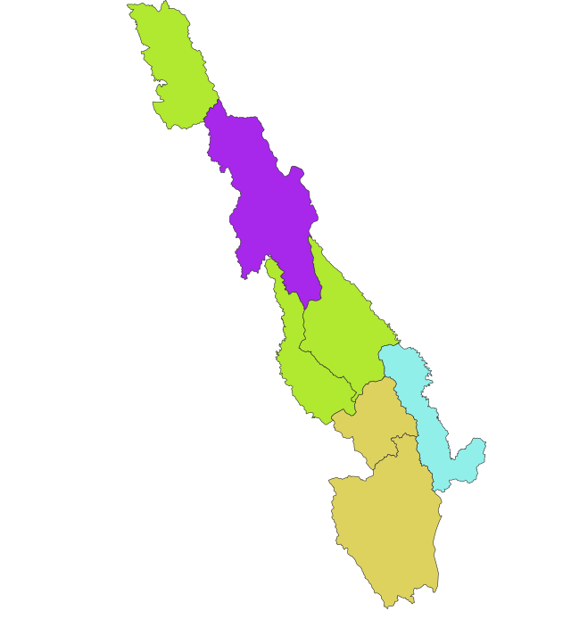 ملف:Kayin State Districts Map.svg - المعرفة