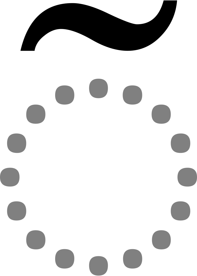 ملف:Tilde (diacritic).svg - المعرفة