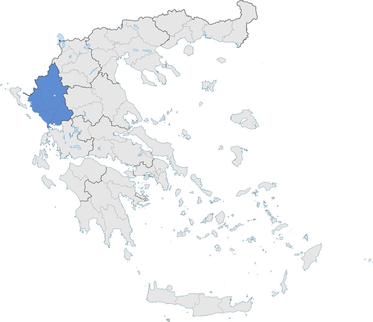 ملف:Location map of Epirus (Greece).svg - المعرفة