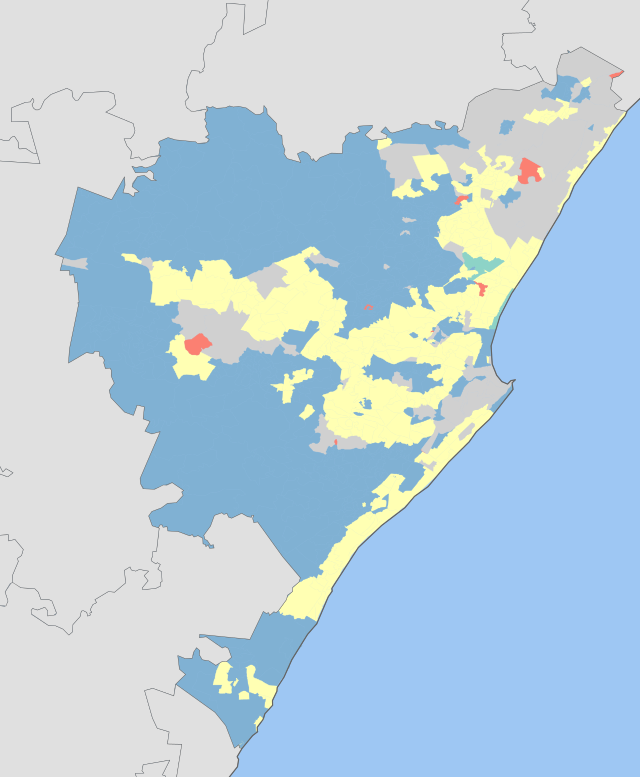 ملف:Ethekwini dominant language map.svg - المعرفة