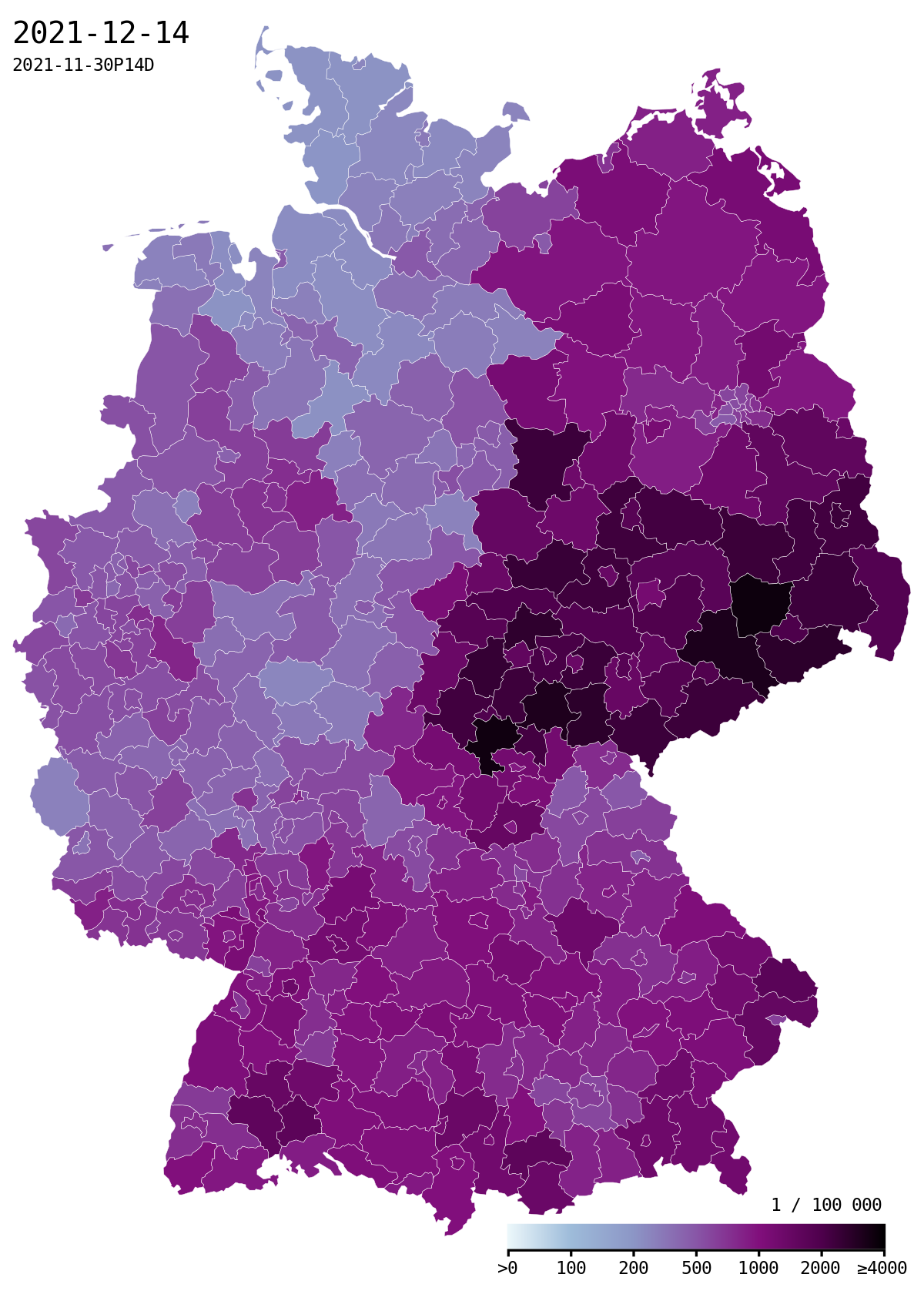 ملف:COVID-19 Germany - Cases per capita (last 14 days).svg - المعرفة