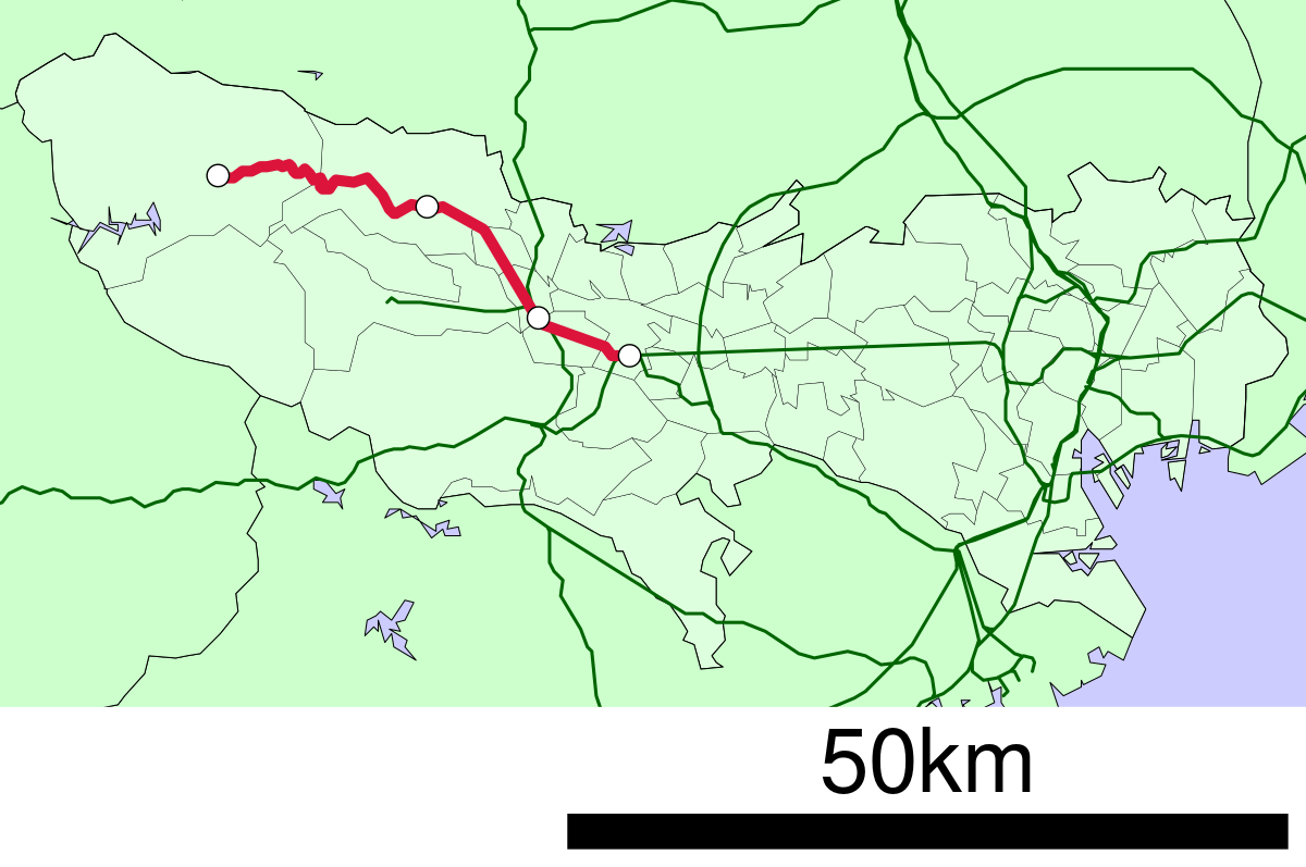 ملف:JR Ome Line linemap.svg - المعرفة