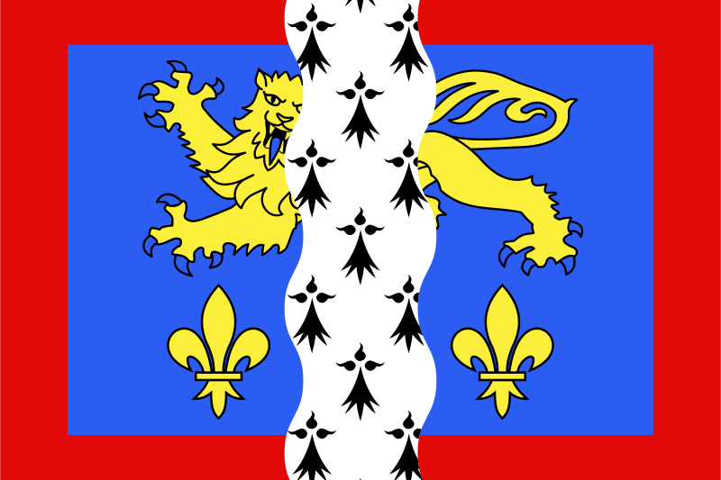 ملف:Drapeau fr département Mayenne.svg - المعرفة