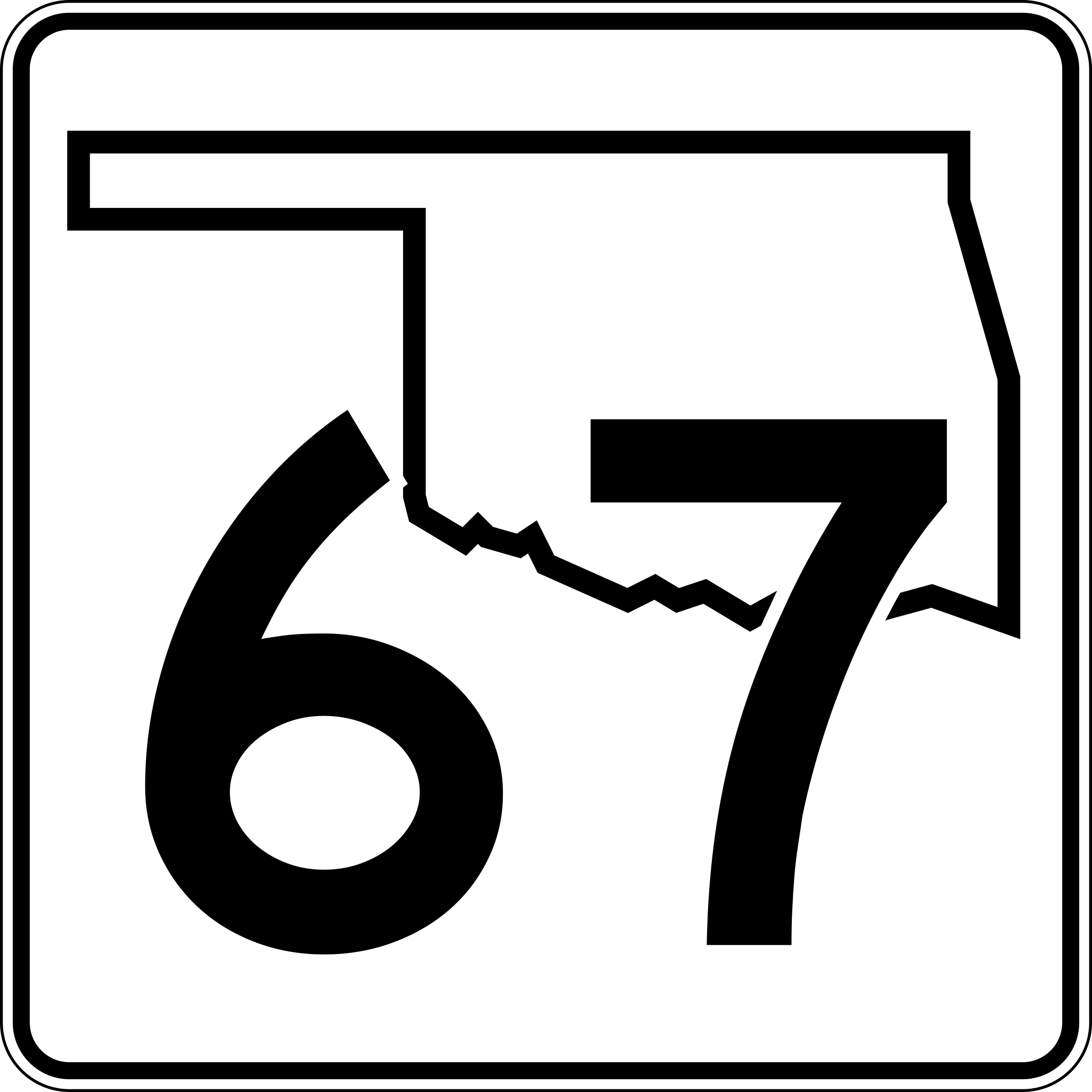 ملف:Oklahoma State Highway 67.svg - المعرفة