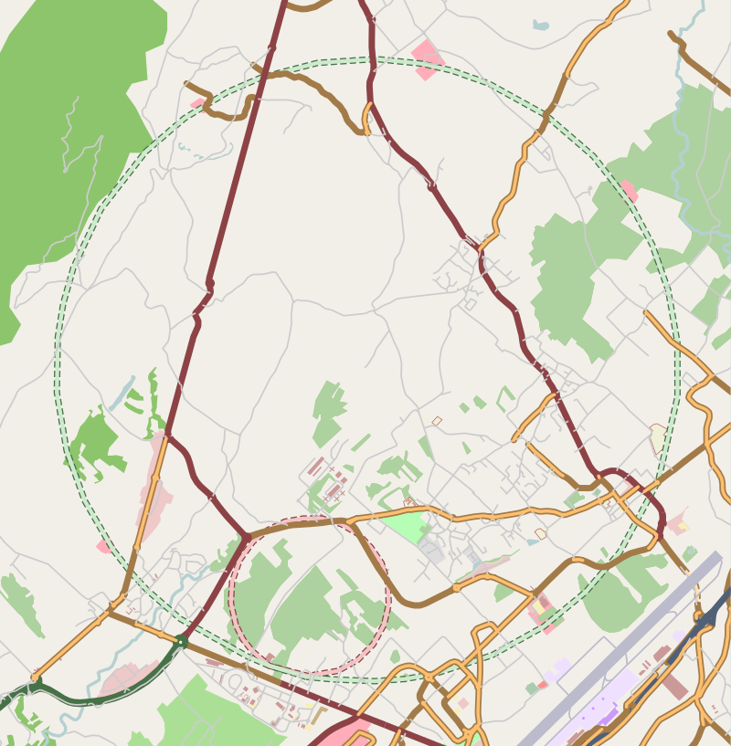 ملف:Large Hadron Collider at CERN map.svg - المعرفة
