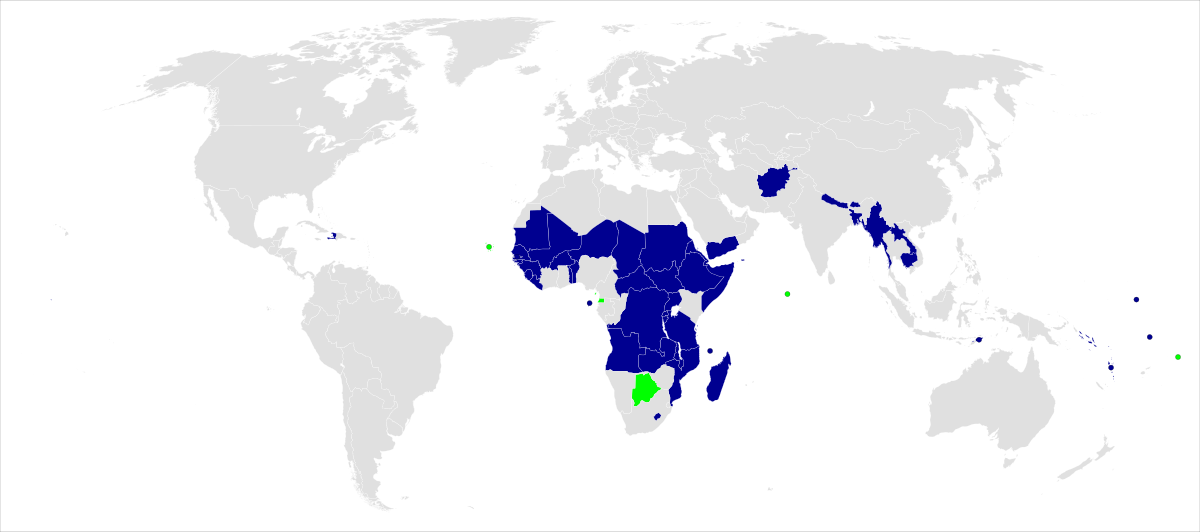 ملف:Least Developed Countries map.svg - المعرفة