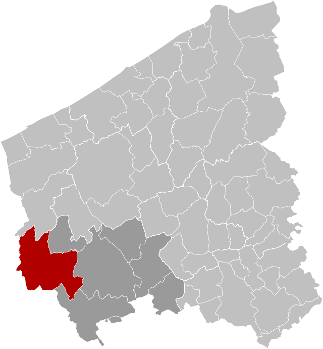 ملف:Poperinge West-Flanders Belgium Map.svg - المعرفة