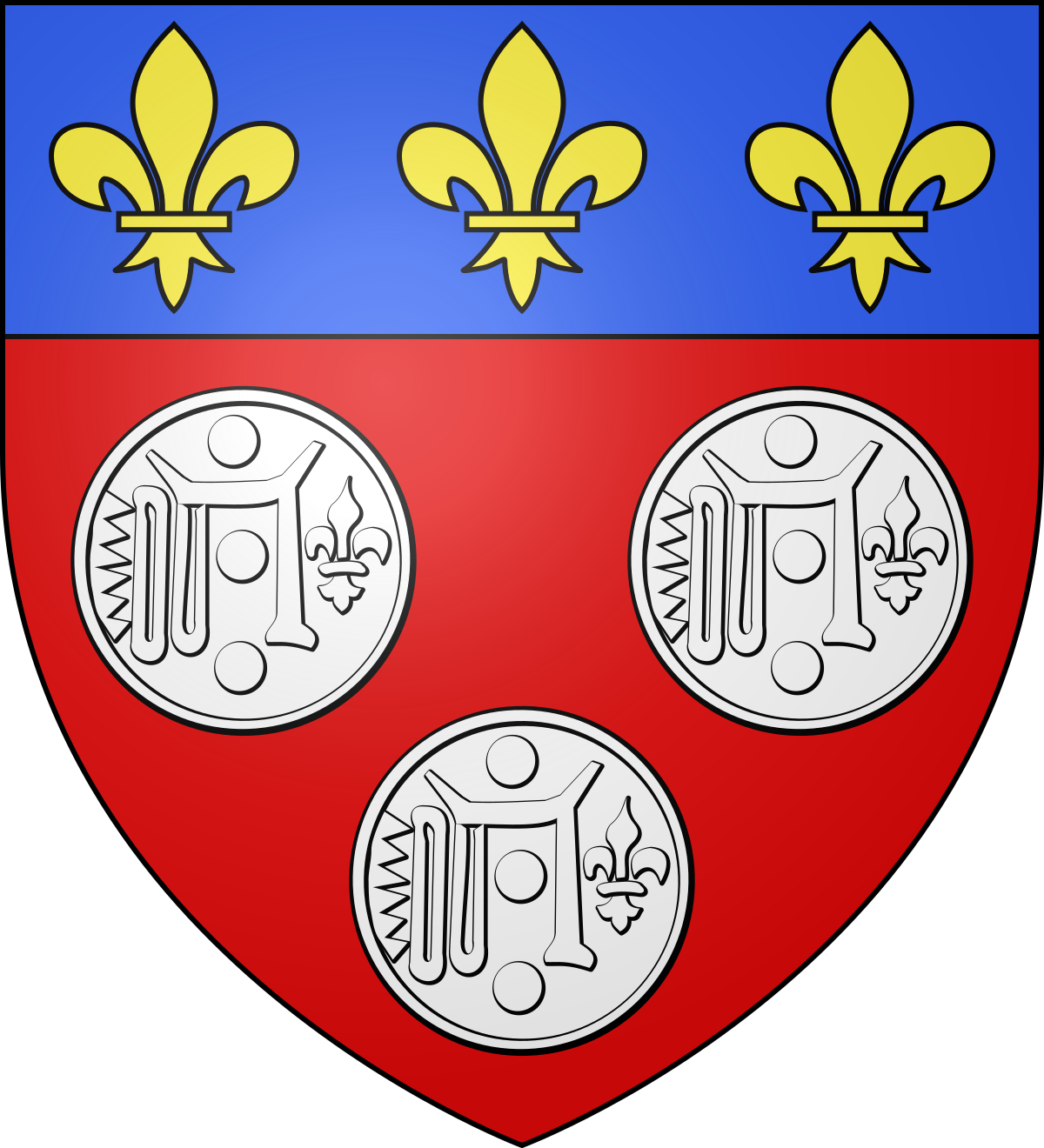 ملف:Blason Chartres.svg - المعرفة