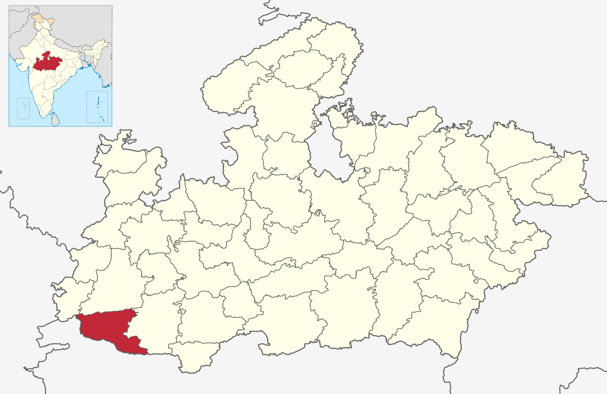 ملف:MP Barwani district map.svg - المعرفة