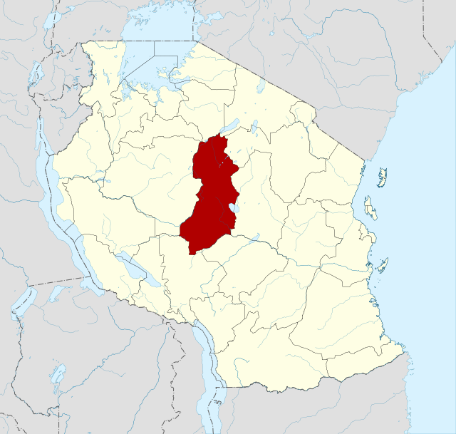 ملف:Tanzania Singida location map.svg - المعرفة