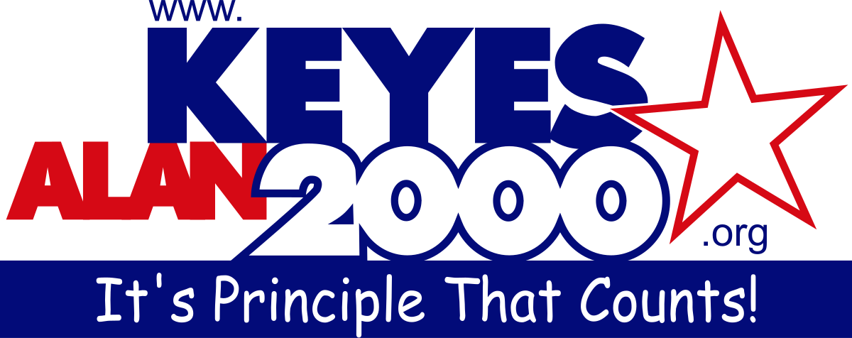 ملف:Alan Keyes 2000 campaign logo.svg - المعرفة