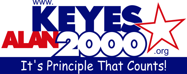 ملف:Alan Keyes 2000 campaign logo.svg - المعرفة