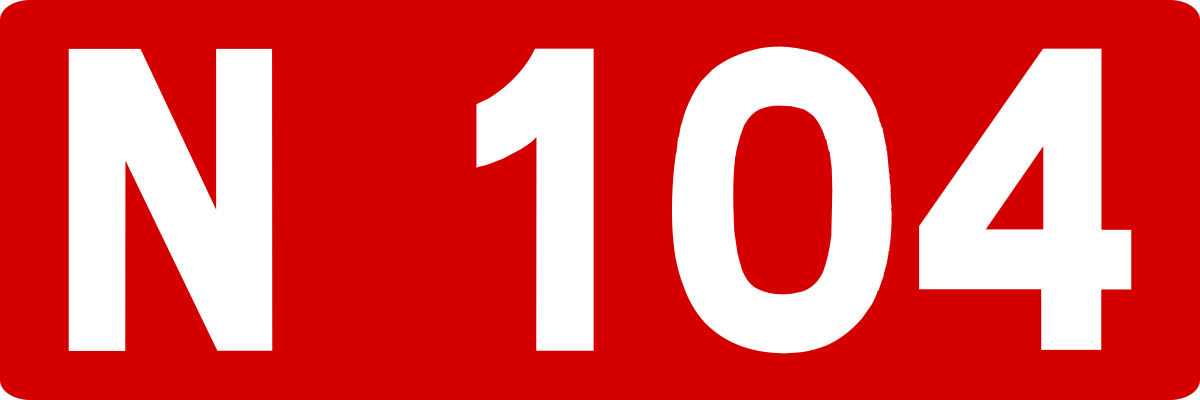 ملف:Route nationale française 104.svg - المعرفة